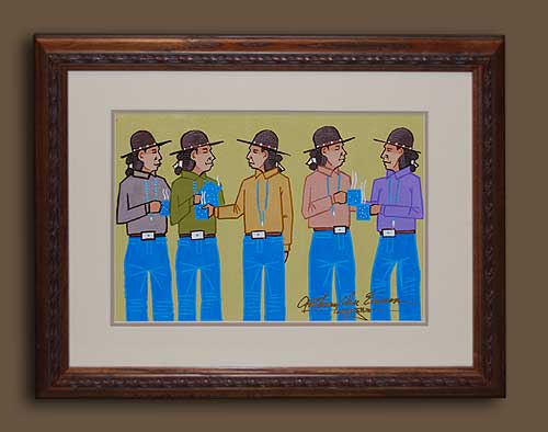 Anthony Chee Emerson Painting C2661E - Adobe Gallery, Santa Fe