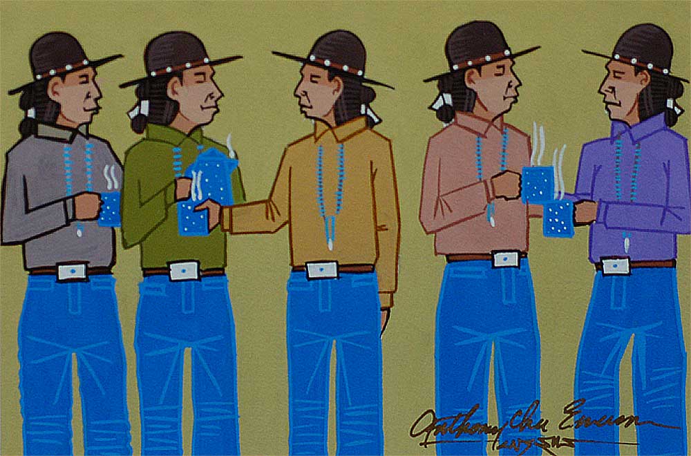 Anthony Chee Emerson Painting C2661E - Adobe Gallery, Santa Fe