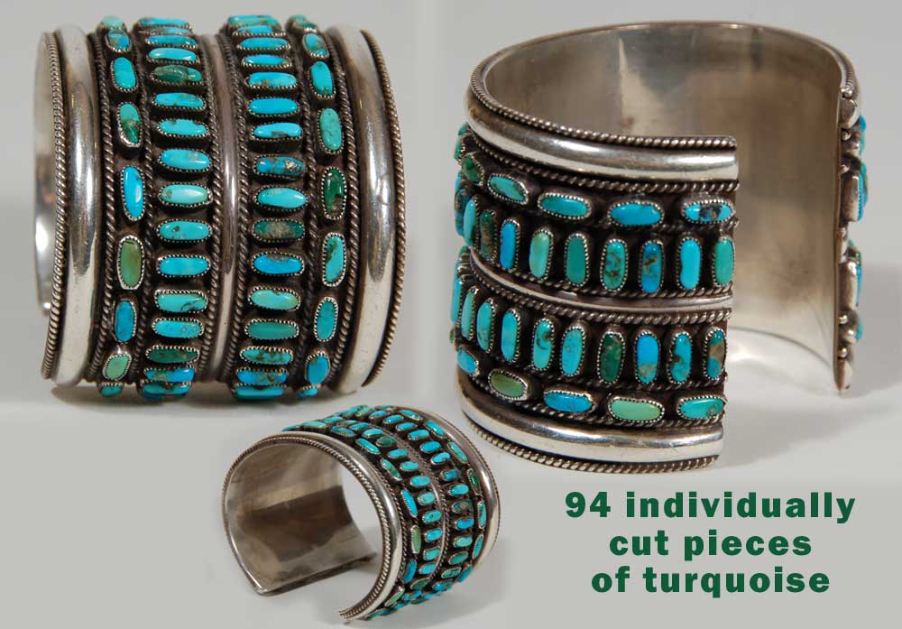 Diné (Navajo) Sterling Silver and Turquoise Cuff by Victor Begay [SOLD ...