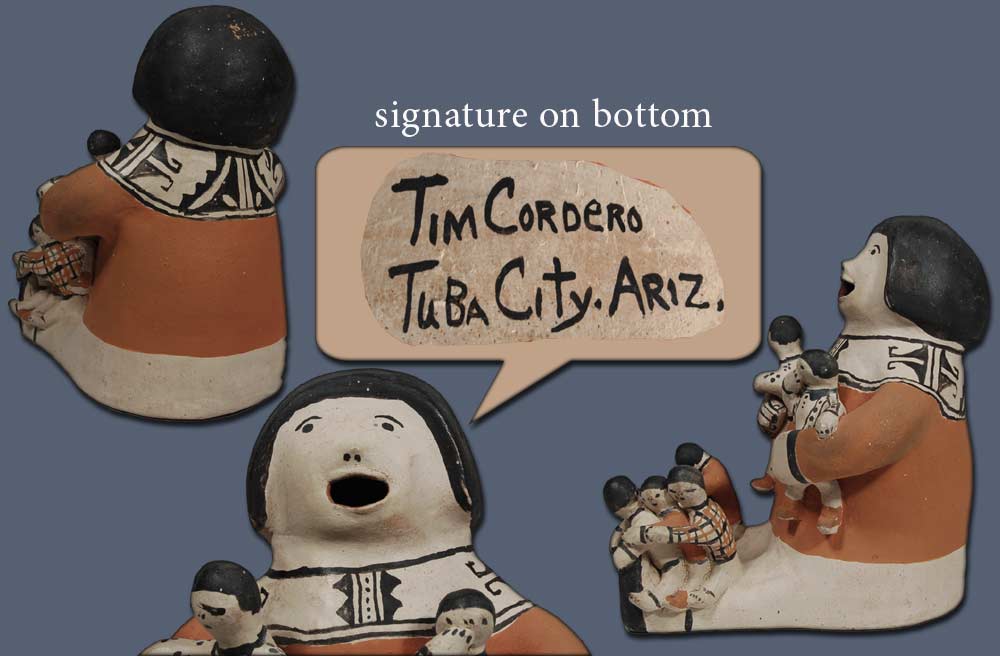 Southwest Indian Pottery | Cochiti Pueblo | Storyteller Figurine | Tim ...