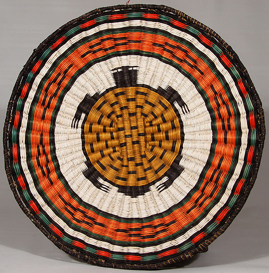 Hopi Third Mesa Plaque with Turtle Design - Southwest Indian Baskets ...