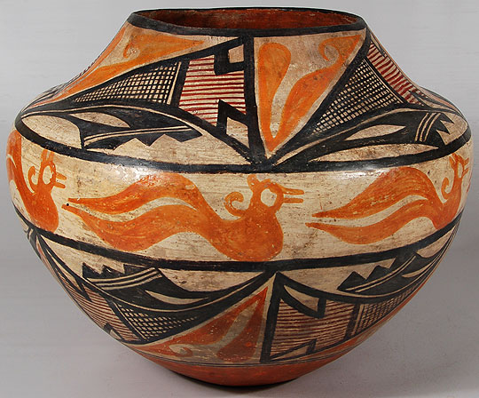Acoma Pueblo Historic Olla with Zuni Pueblo Designs [NOT AVAILABLE ...