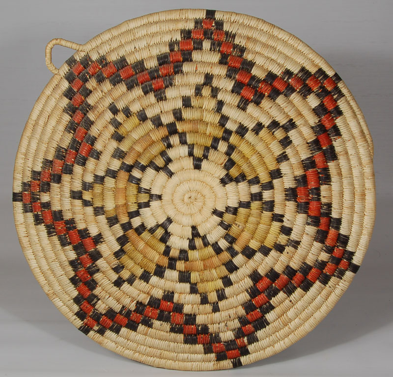 Hopi Second Mesa Coiled Polychrome Plaque Southwest Indian Baskets ...