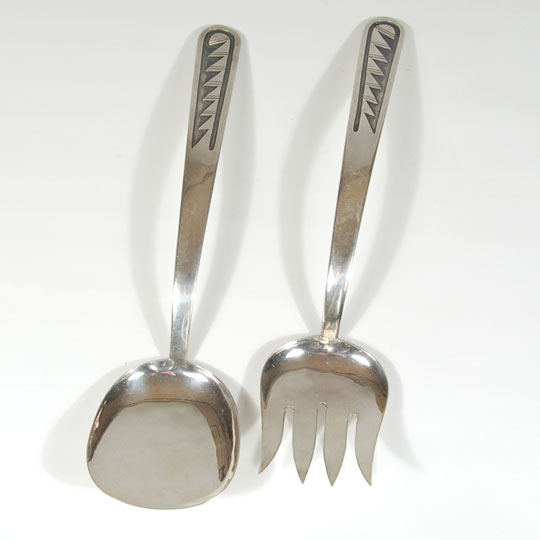 Native Indian Silverware C3856C - Adobe Gallery, Santa Fe
