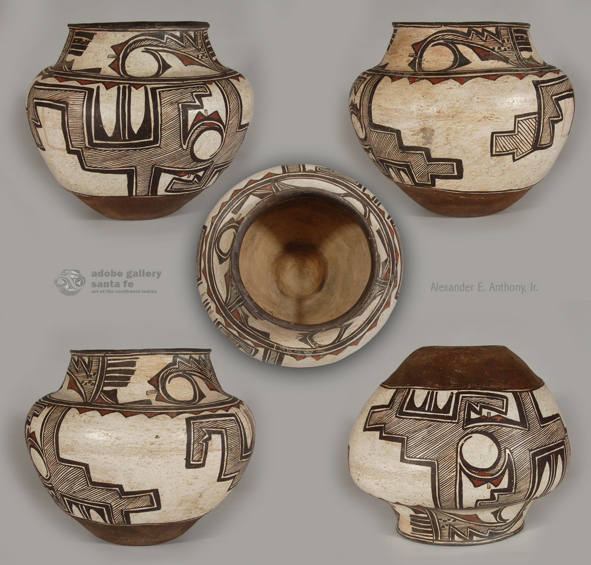 Historic Southwest Pottery C4047G - Adobe Gallery, Santa Fe