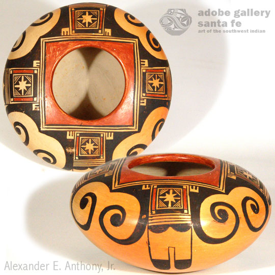Southwest Indian Pottery C4086A - Adobe Gallery, Santa Fe