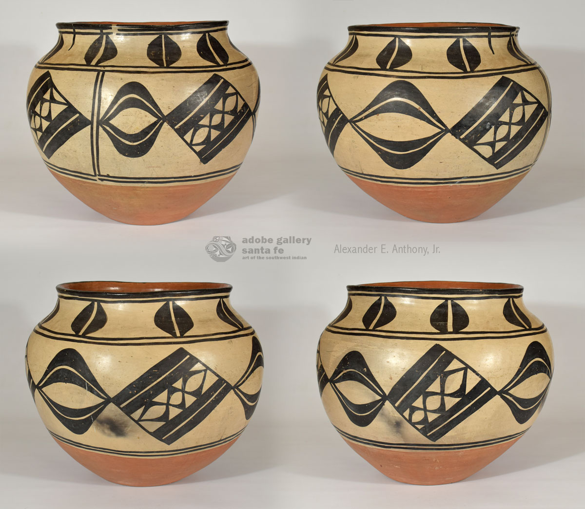 Southwest Indian Pottery C4116F - Adobe Gallery, Santa Fe