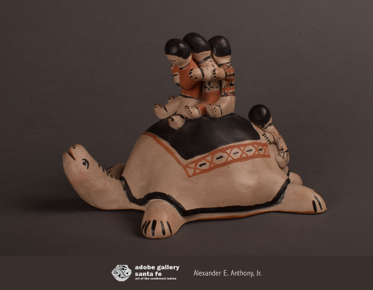 Pueblo Pottery Figurine C4236B - Adobe Gallery, Santa Fe