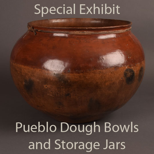 Pueblo Pottery Dough Bowls and Storage Jars - Adobe Gallery, Santa Fe