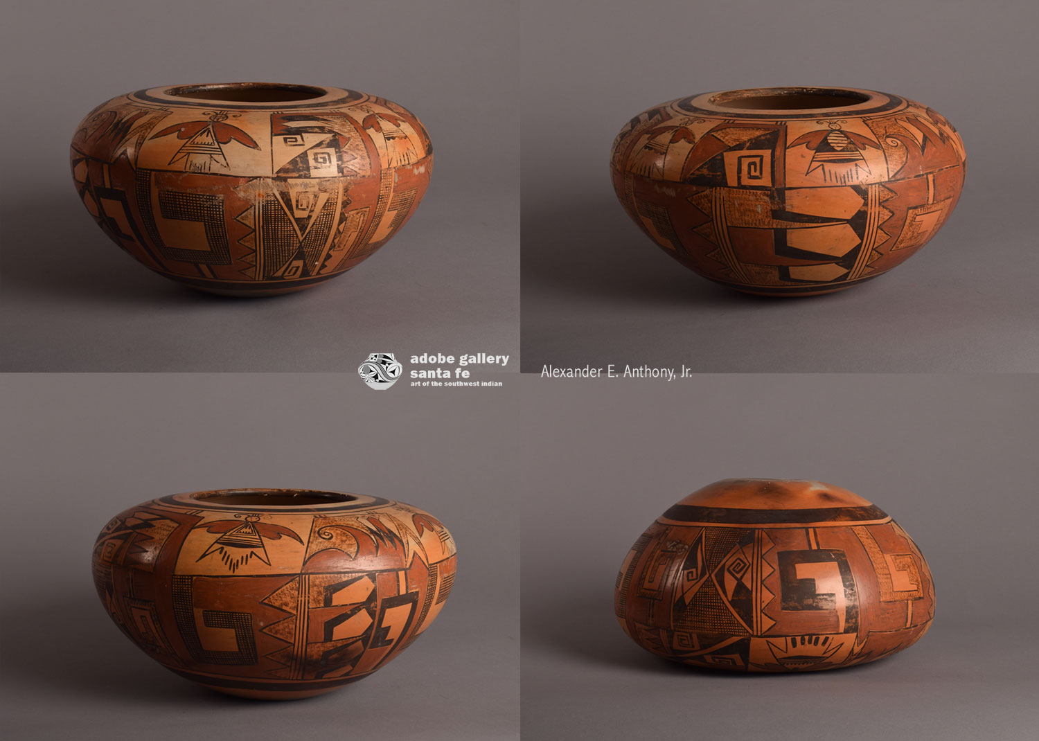 Southwest Indian Pottery C4325 - Adobe Gallery, Santa Fe