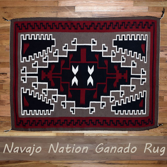 Ganado Southwest Textile Navajo Rug C4424P - Adobe Gallery, Santa Fe
