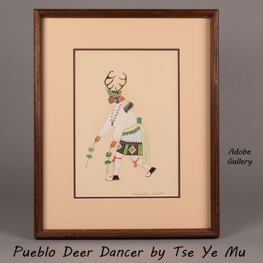 Romando Vigil Native American Southwest Painting San Ildefonso Pueblo ...