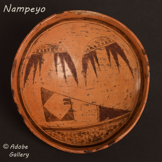 Nampeyo Southwest Indian Historic Hopi Pueblo Pottery C4642-26 - Adobe ...