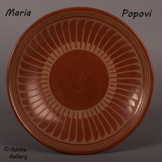 Maria Martinez Popovi Southwest Indian Pueblo Pottery C4691A - Adobe ...