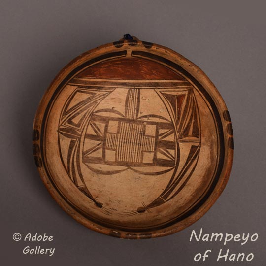 Nampeyo Southwest Indian Historic Pottery C4731G - Adobe Gallery, Santa Fe
