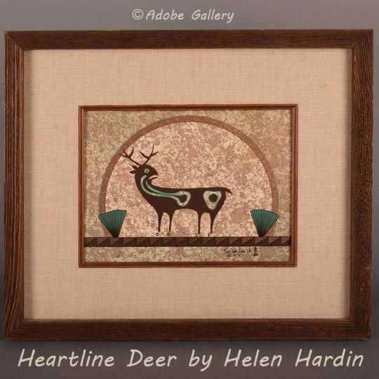 Helen Hardin Southwest Native American Painting C4741C - Adobe Gallery ...