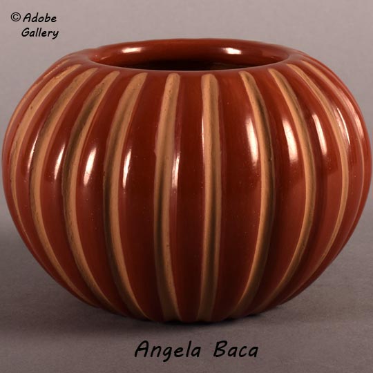 Southwest Indian Pottery Angela Baca C4759T - Adobe Gallery, Santa Fe