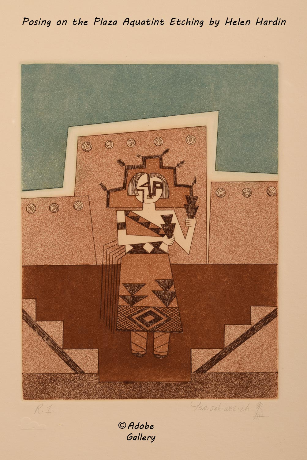 Southwest Indian Original Print Helen Hardin C4739F - Adobe Gallery ...