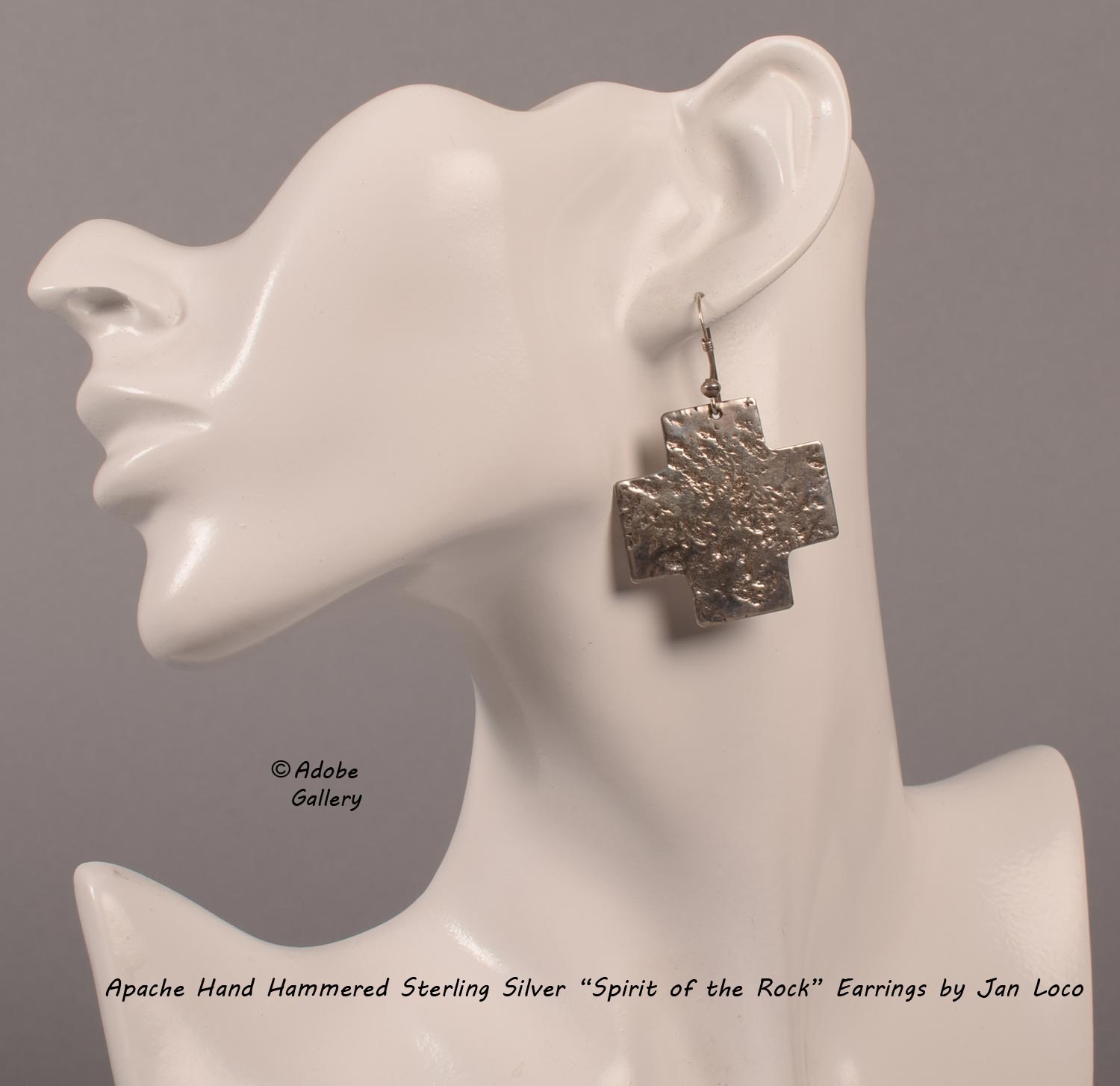 Jan Loco Southwest Native American Silver Jewelry Earrings 26341 ...