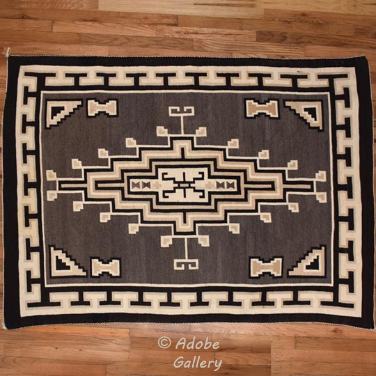 Southwest Native American Textile Navajo Indian Rug C4686G - Adobe ...