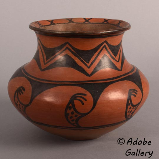 Southwest Indian Historic San Ildefono Pueblo Pottery C4852H - Adobe ...