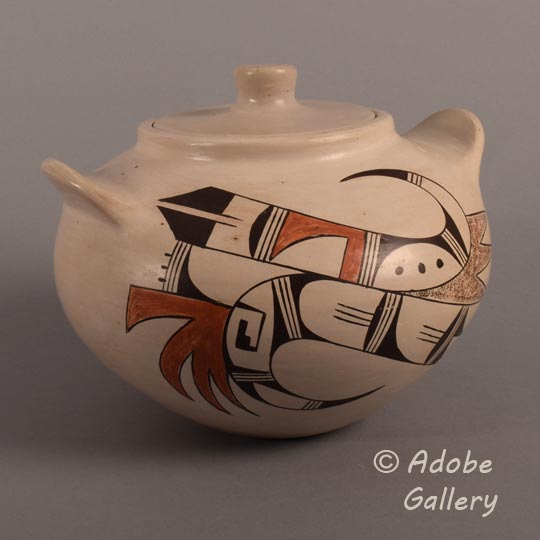 Feather Woman Modern Southwest Indian Hopi Pueblo Pottery C4915J ...