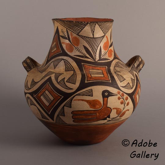 Southwest Indian Historic Acoma Pueblo Pottery C4943A - Adobe Gallery ...