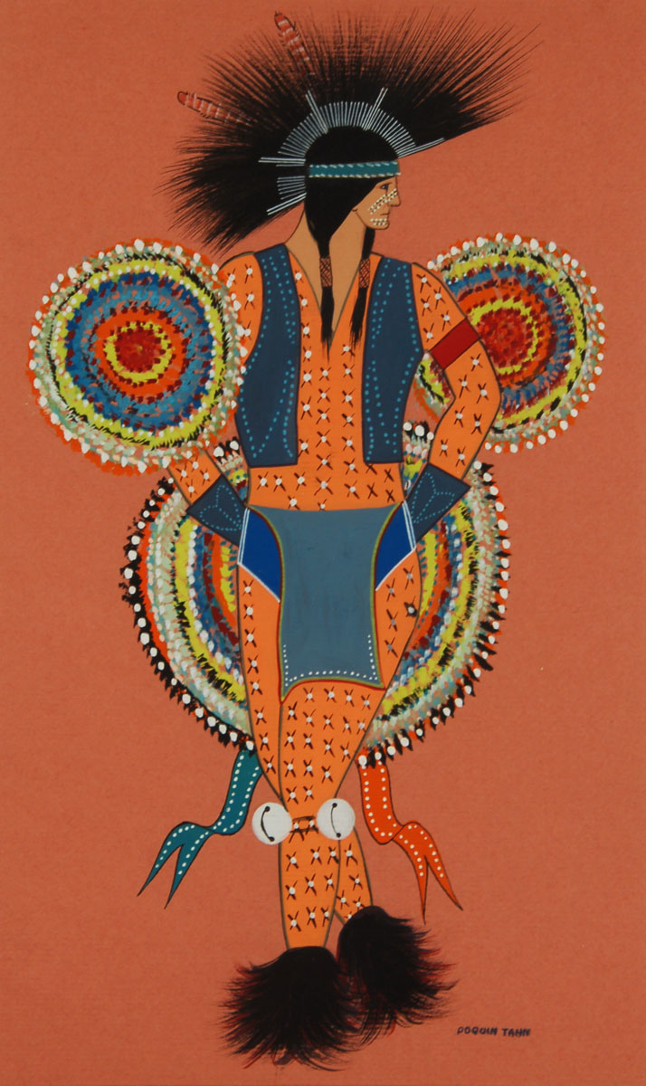 Blog: Poquin Tahn Painting C3839F - Adobe Gallery, Santa Fe