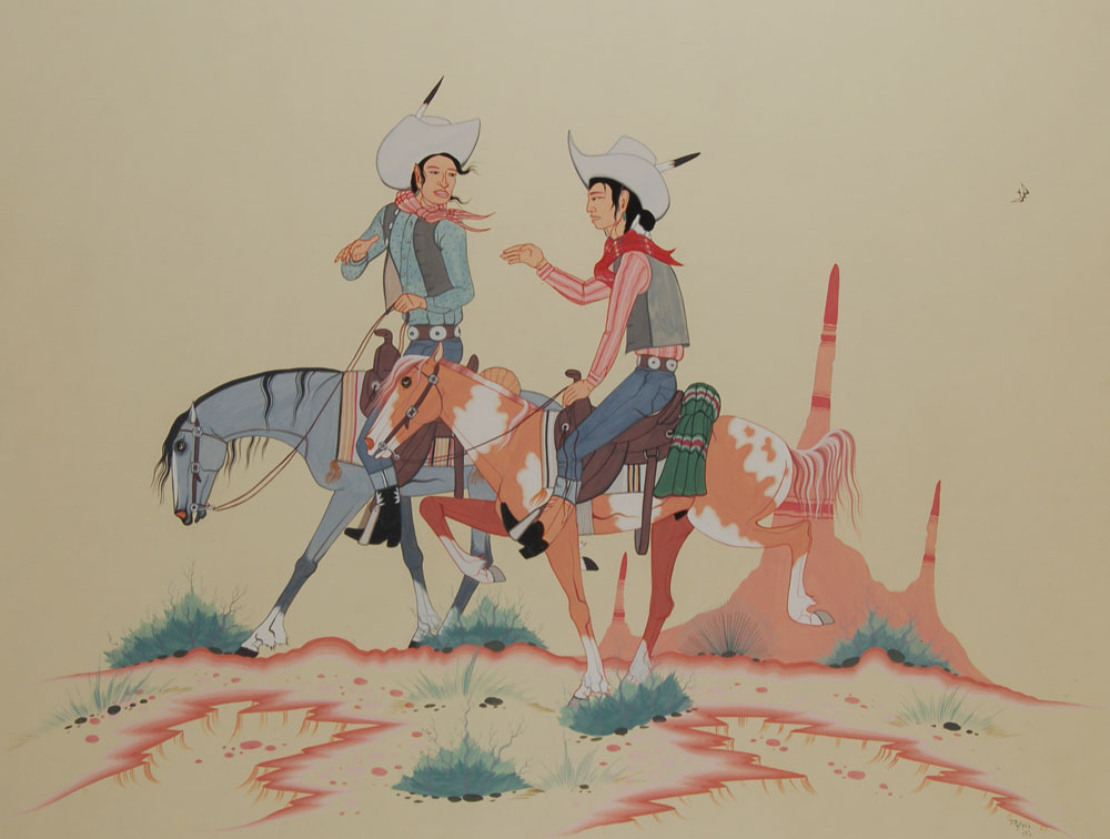 Blog: Beatien Yazz Painting C3242A - Adobe Gallery, Santa Fe