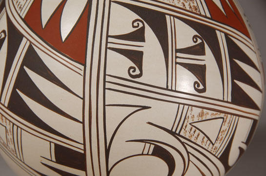 Hopi Polychrome Jar by Joy Navasie Frog Woman - Southwest Indian ...