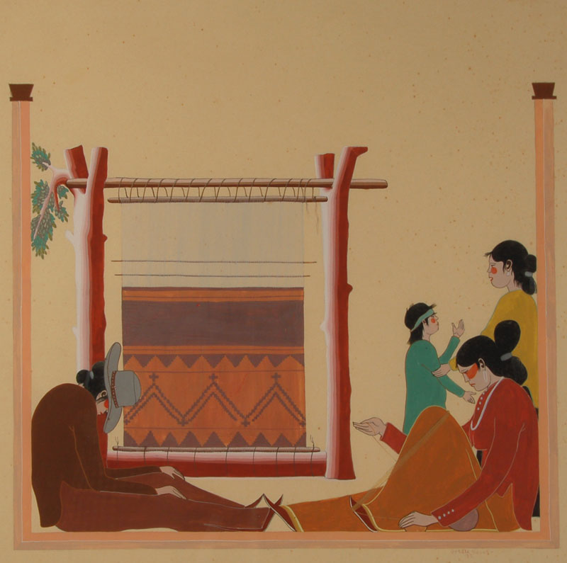 Blog: Gerald Nailor Painting - 25895 - Adobe Gallery, Santa Fe