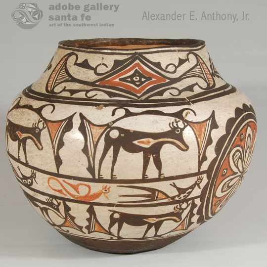 Blog: Zuni Pueblo Pottery - C3973B - Adobe Gallery, Santa Fe