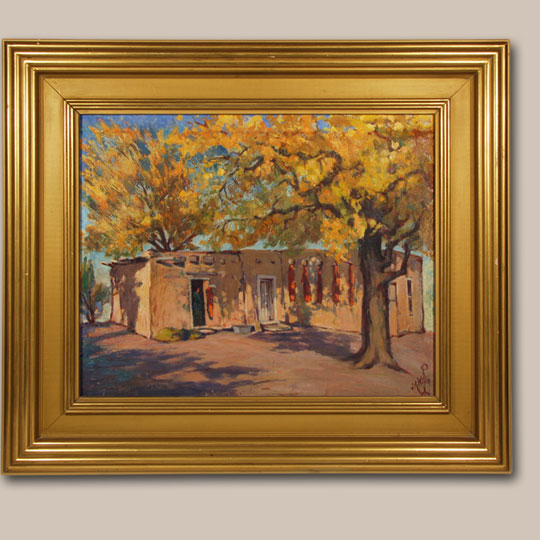Blog: J. R. Willis Painting - C3824A - Adobe Gallery, Santa Fe