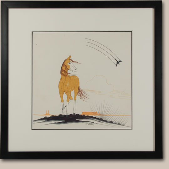 Blog: Robert Chee Painting C3827D - Adobe Gallery, Santa Fe