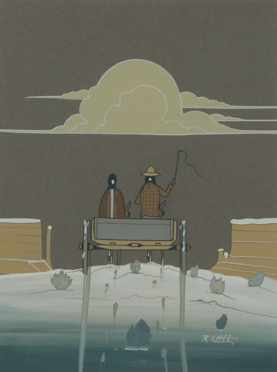 Blog: Robert Chee Painting C3837G - Adobe Gallery, Santa Fe