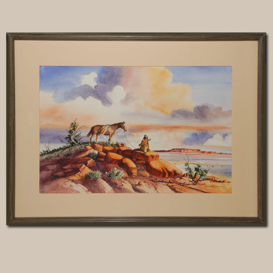 Blog: Robert Draper Painting - C3690A - Adobe Gallery, Santa Fe